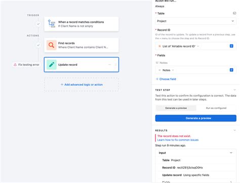 Automation To Update One Table Based On Common Field In Another Table Airtable Community