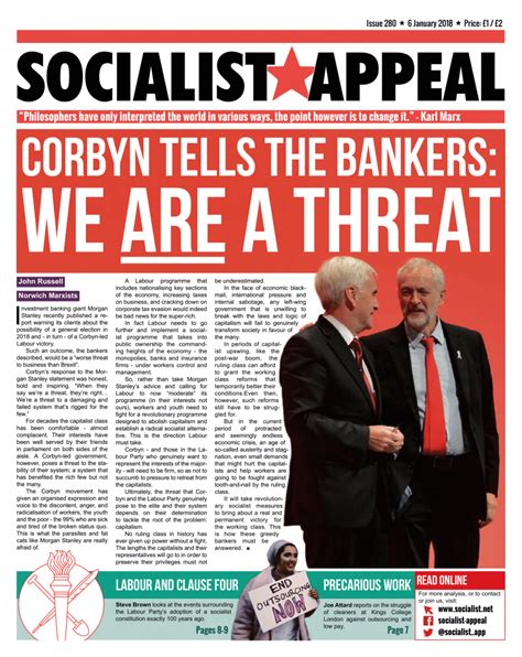 Socialist Appeal Digital Issue 280 Wellred Books