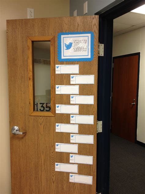 Classroom Twitter Exit Strategy Classroom Decor Middle Middle School