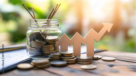 Strategic Style Savings Plan With Classic Upward Arrows Arrows