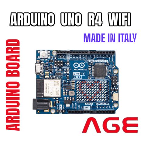 Arduino Uno R4 Wifi Made In Italy Abx00087 Th