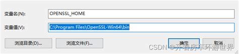 简易安装 OpenSSL openssl exe CSDN博客