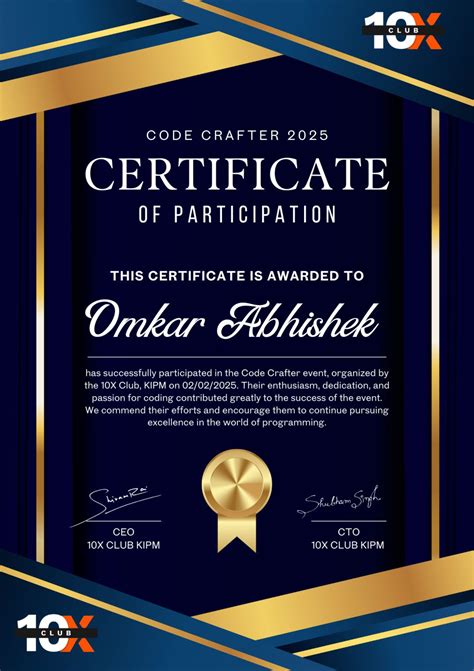 coding hackathon codecrafter2025 10xclub learning growth