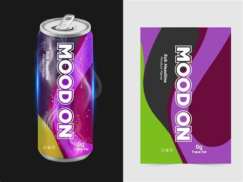 Premium Vector Drink Label Design Soft Drink Label Design Soda Can