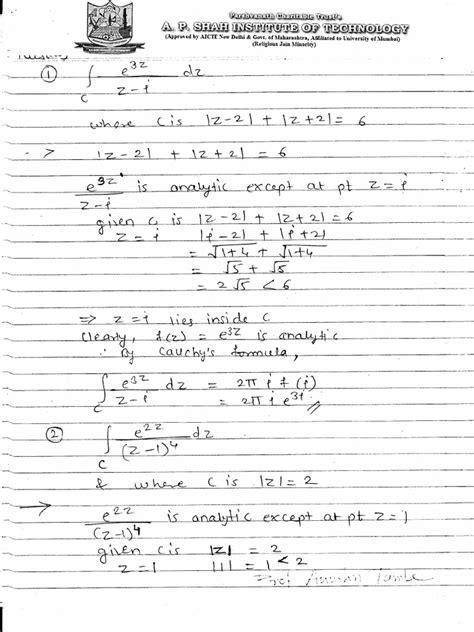Cauchys Thm And Formula 2 Pdf