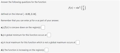Solved Answer The Following Questions For The