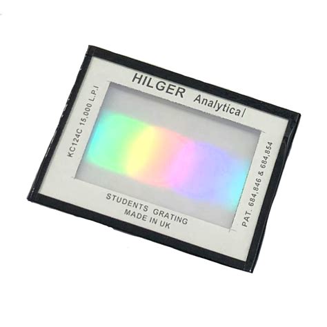 Student Grating Glass Or Diffraction Grating Glass 600 Lines 15000 Lpi