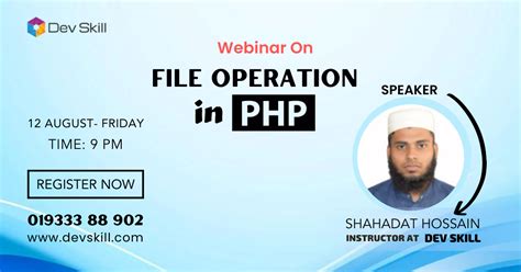 Dev Skill File Operation In Php
