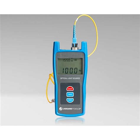 Jonard FLS Optical Light Source With FC LC SC Adapters For PC UPC Connectors