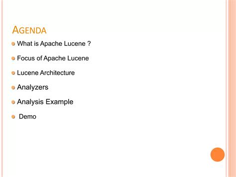 Introduction To Apache Lucene Ppt