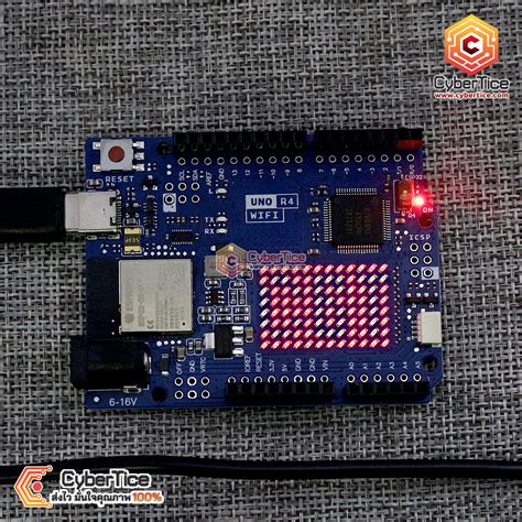 สอนใช้งาน Arduino Uno R4 Wifi แสดงตัวอักษร ขาย Arduino อุปกรณ์