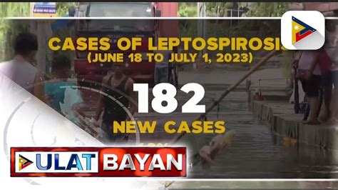 Bilang ng mga kaso ng leptospirosis sa bansa, tumaas - video Dailymotion