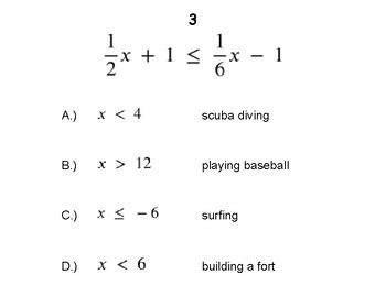 Solving Linear Inequalities Activity By Miss Mayers Math TPT