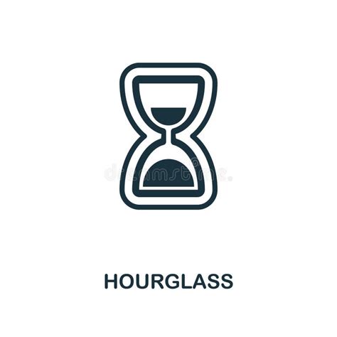 Hourglass Icon Monochrome Style Design From Measurement Icon Collection Ui And Ux Pixel
