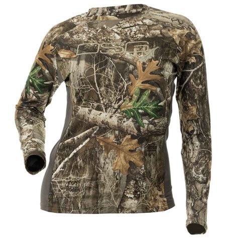 Dsg Outerwear Womens Realtree Edge Ultra Lightweight Hunting Shirt