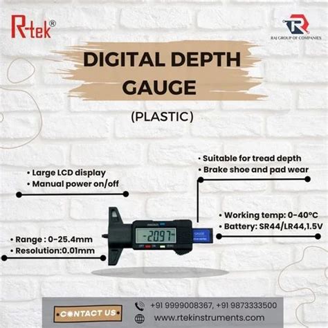 Depth Gauge Plastic Body At ₹ 3500 Piece In New Delhi Id 2853324062833