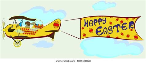 176 Easter Bunny Plane Stock Vectors And Vector Art Shutterstock