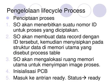 Process Lifecycle