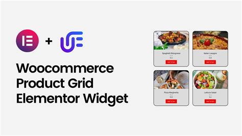 Woocommerce Product Grid Widget For Elementor Youtube