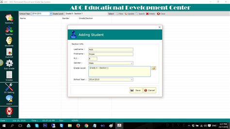 Babe Grading System Using VB NET And MySQL Server With Source Code SourceCodester