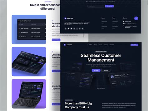 Saas Landing Page UI Design Behance