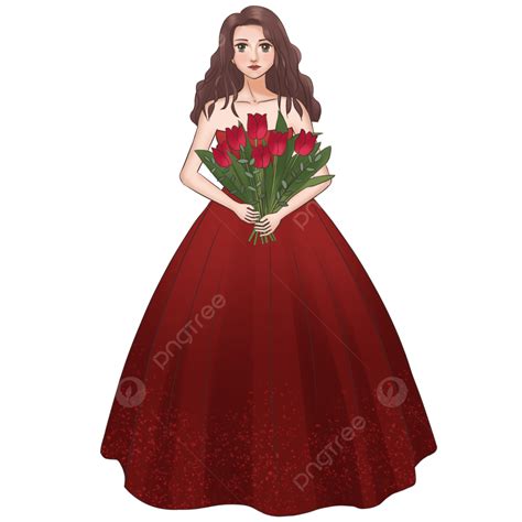 हात कार्टून अक्षर लड़की देवता पीएनजी मुक्त मैटिंग Hand Drawn Cartoon Characters Lovely Girl