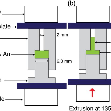 Sketch Of Sample Assembly A Before Extrusion A Fo‐an Download Scientific Diagram