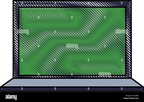 Drawing Laptop Technology Information Science Device Stock Vector Image Art Alamy