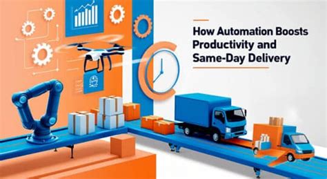 how automation boosts productivity and same day delivery
