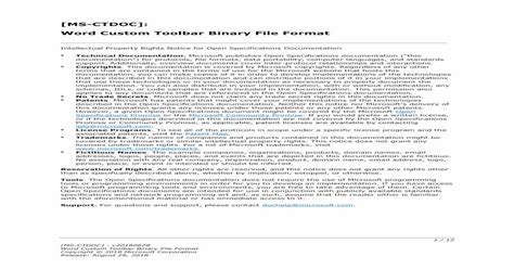 pdf [ms ctdoc] word custom toolbar binary file formatms · word