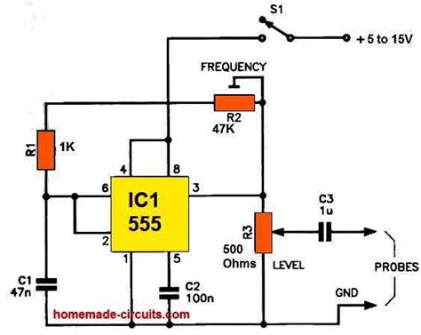 555 Timer Circuits Projects