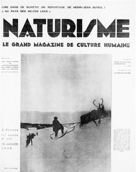 Dans La Revue Naturisme Du 15 Janvier 1936 île Du Levant Domaine