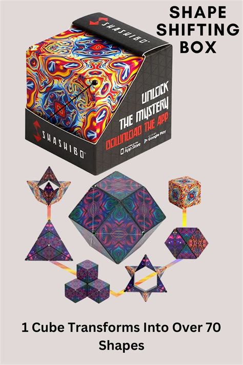 Shashibo Shape Shifting Box Explore 70 Shapes With Rare Earth Magnets