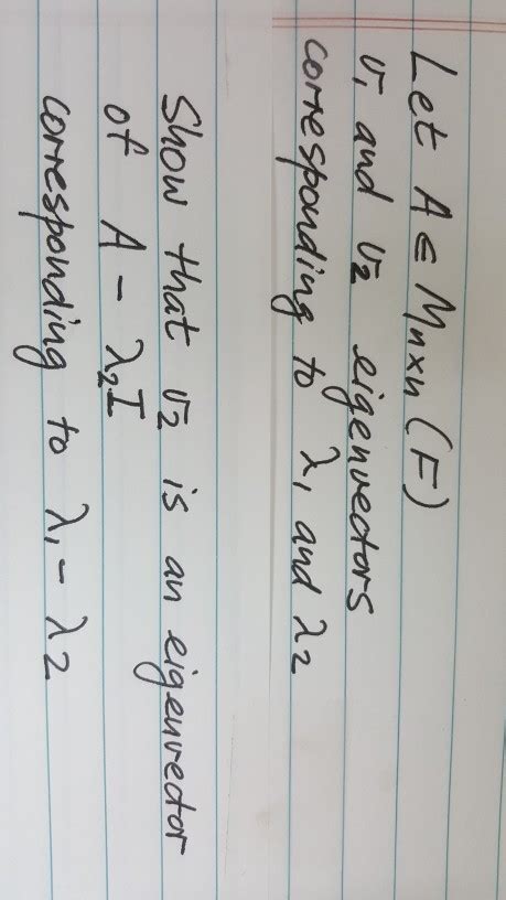 solved let a elementof m n times n f squareroot 1 and