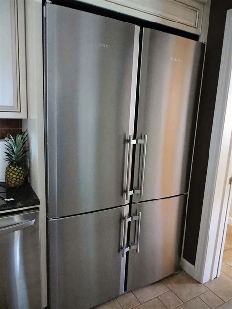 Stainless Steel Double Wide Refrigerator Luxury Historic Home In