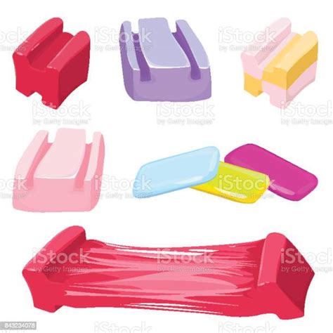 다채로운 풍선껌의 세트 사탕 벡터 일러스트 레이 션 절연 풍선껌에 대한 스톡 벡터 아트 및 기타 이미지 풍선껌 0명 건강에 좋지 않은 음식 Istock