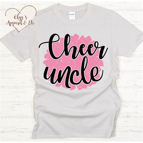 Cheer Uncle Cheerleader Shirt Uncle Cheerleader Etsy