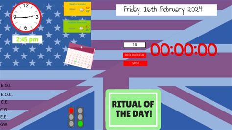 My Classroom Screen Genially