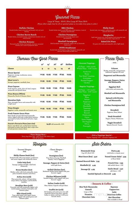 Menu Of Nypd Ii Pizza In Lake Worth Fl 33467