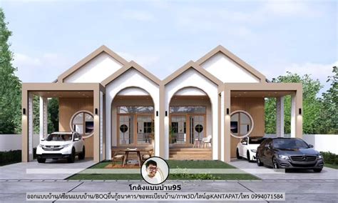 S 050 บ้านแฝดสไตล์วินเทจ บ้านสวยนอร์ดิก 3 ห้องนอน 2 ห้องน้ำ