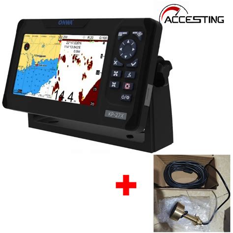 ONWA KP X Inch IP Marine GPS Chart Plotter IN With Echo Sounder With AIS Built In Fish