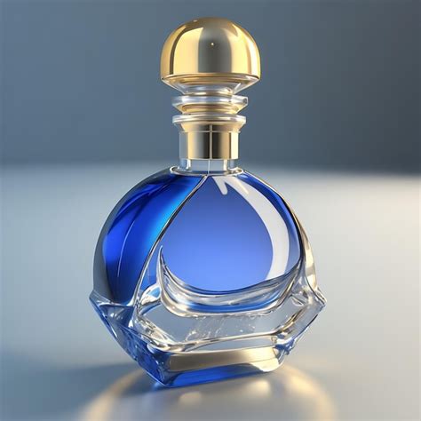 Premium Photo Perfume Bottle 3d Rendering