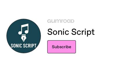 Sonic Script