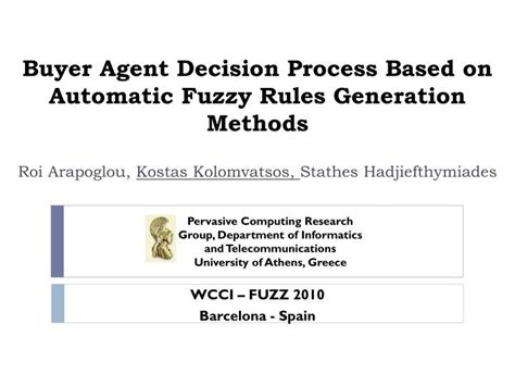 Ppt Buyer Agent Decision Process Based On Automatic Fuzzy Rules Generation Methods Powerpoint