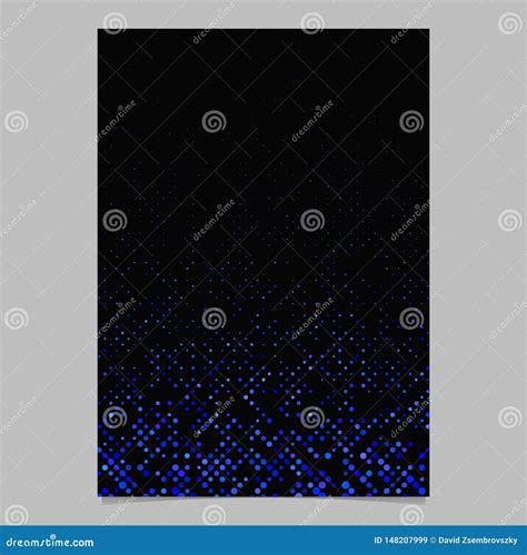Abstract Dot Pattern Poster Design Vector Stationery Background Stock Vector Illustration Of