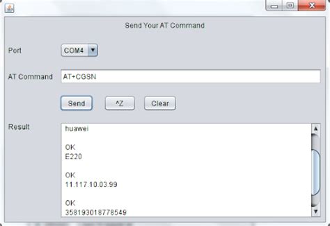 At Command Dengan Java Setetes Harapan Tanpa Henti