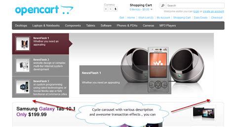 Opencart Cycle Carousel Webkul
