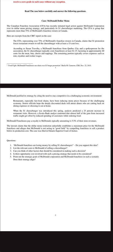 Solved Receive A Zero Grade In Such Cases Without Any