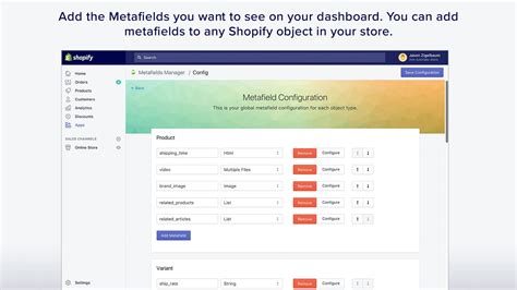 Metafields Manager Shopify App Your Guide To Shopify Themes And Apps