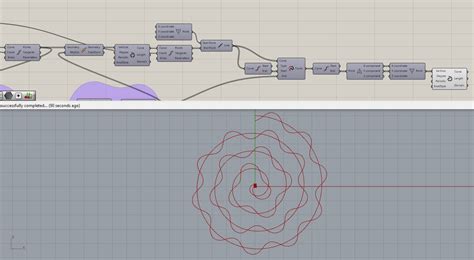 Sine Curve On Spiral Grasshopper Mcneel Forum